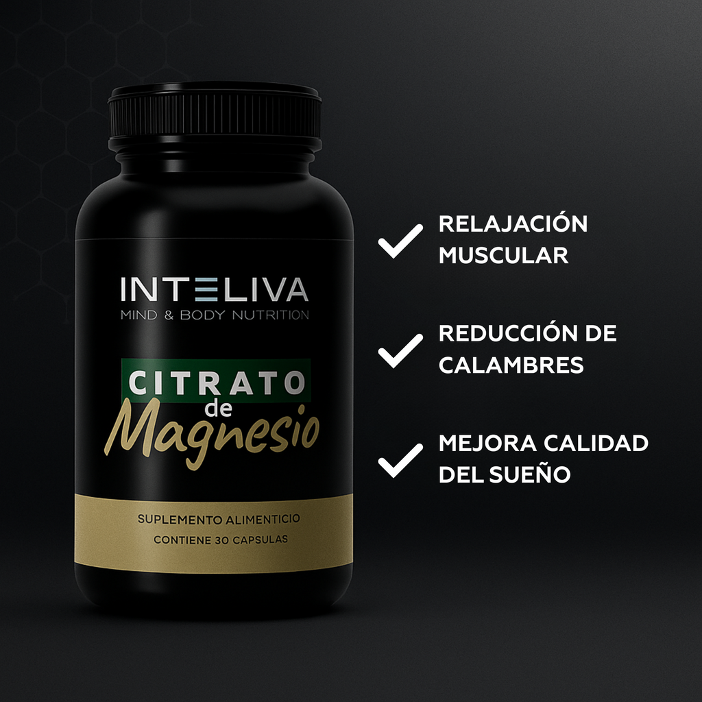 Citrato de Magnesio - Fórmula concentrada – INTELIVA Mind & Body Nutrition